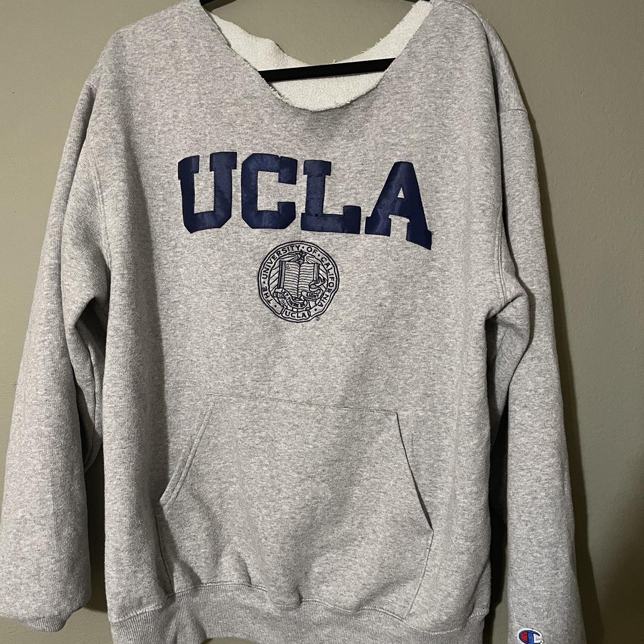UCLA Offical Merch Champion cut Hoodie - Depop
