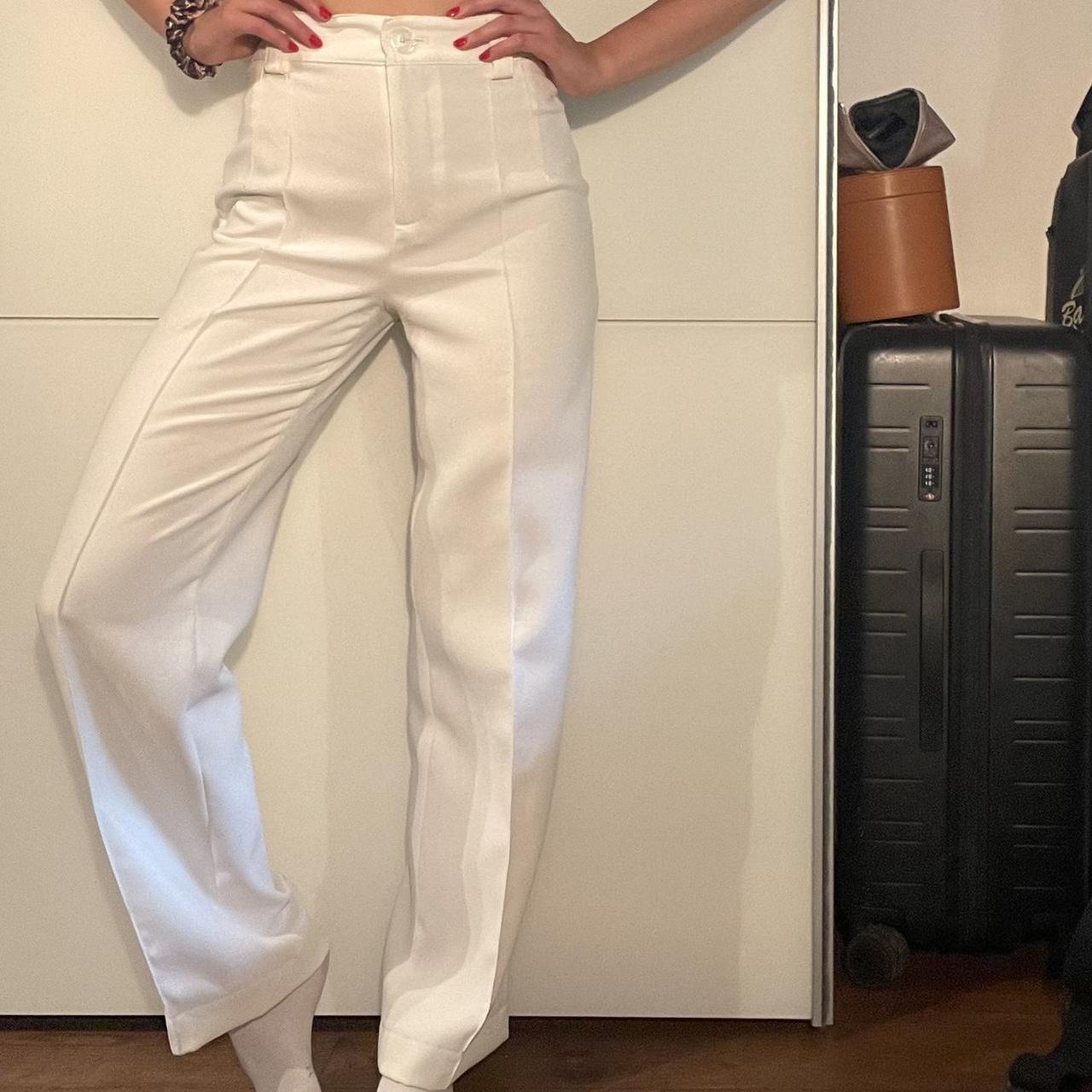 White Zara pants size XS rarely worn good