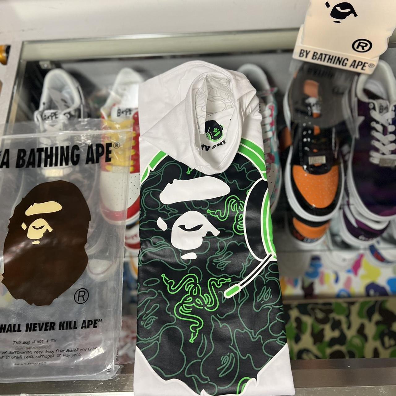 Bape x Razor ape tee sz 2XL Brand new / free 🚢 - Depop