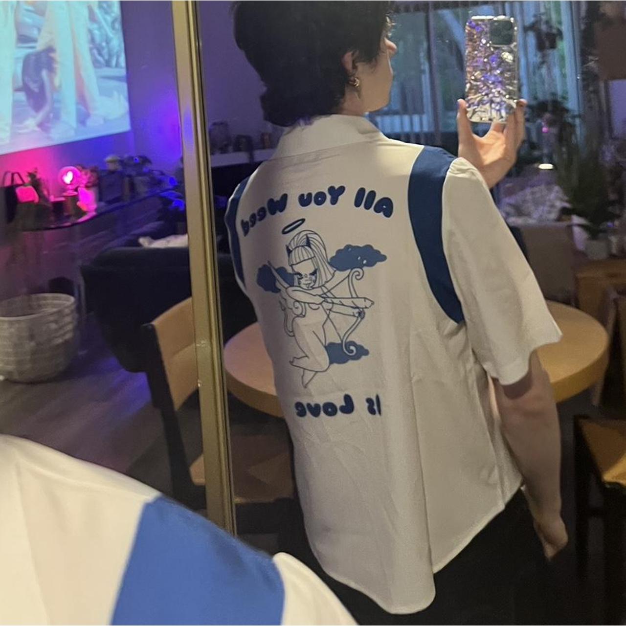 Weed bowling shirt, brand new! Made by Valfré. Model... - Depop