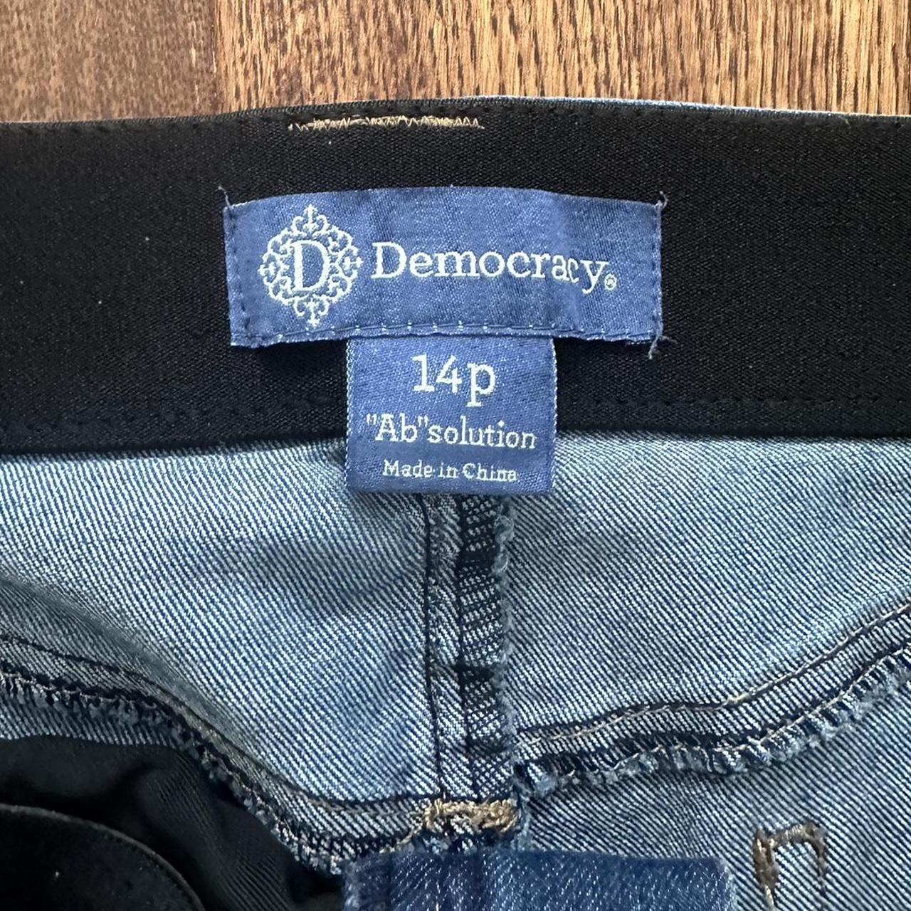 Democracy Dark wash jeans with a slim fit - Depop