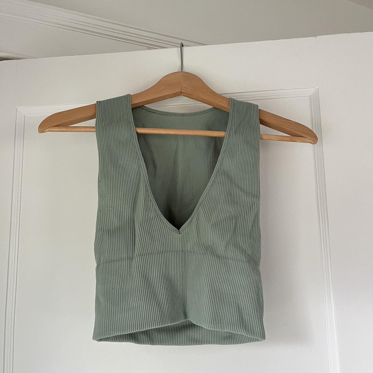 URBAN OUTFITTERS Green Top One Size - Depop