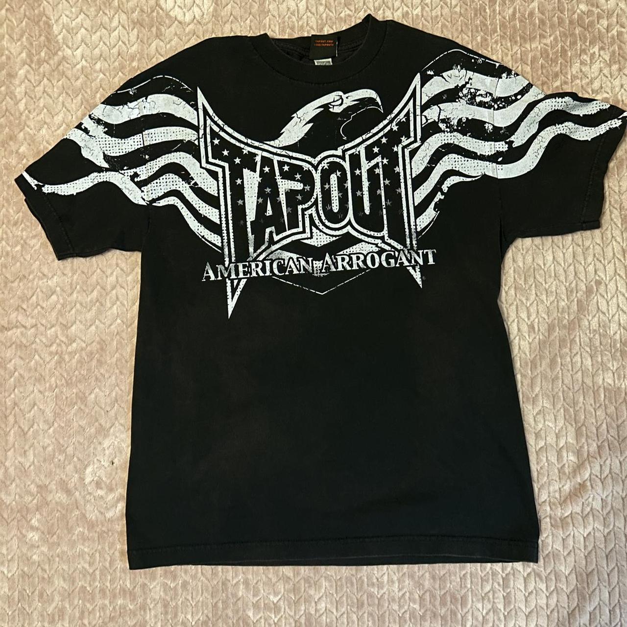 Black Tapout American & Arrogant... - Depop