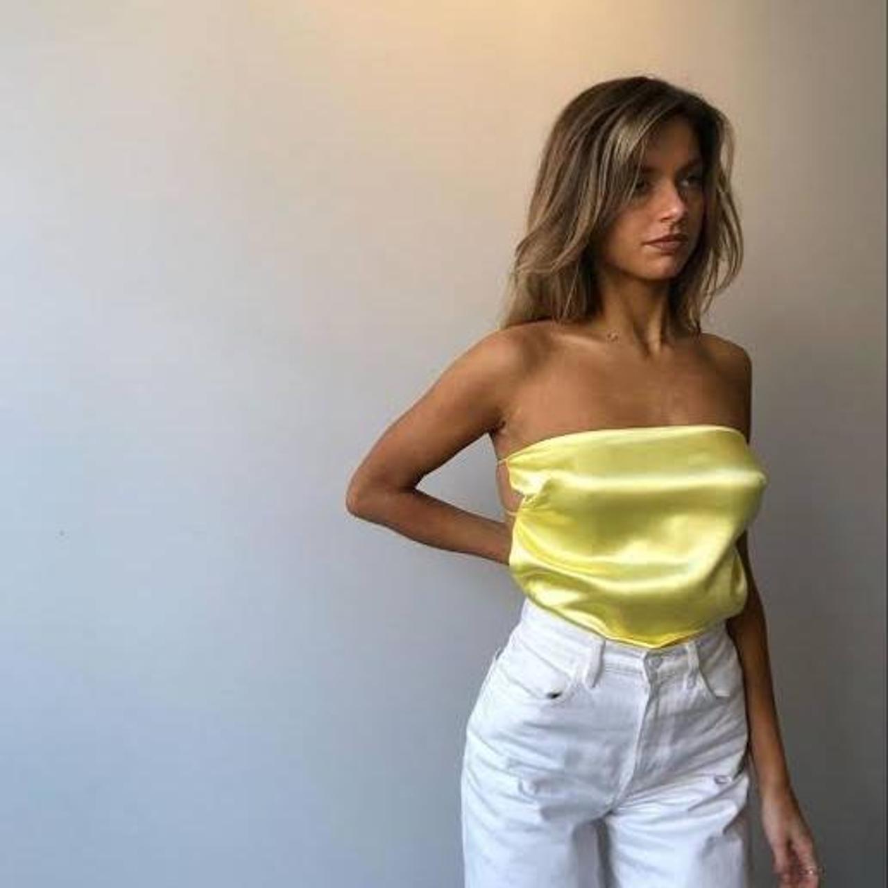 Yellow mr Winston Archie top. One size. In really... - Depop