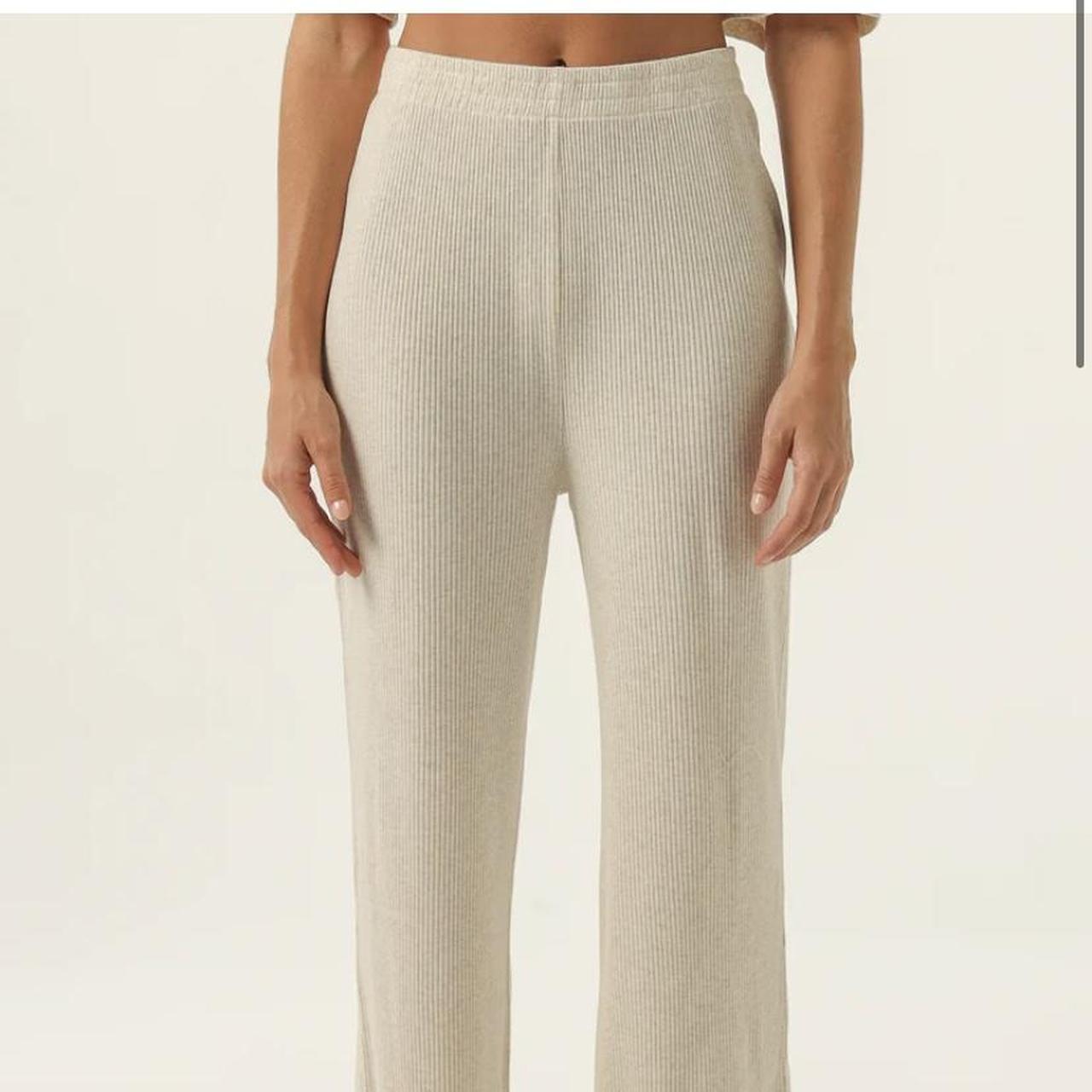 Lucy Women's Cream Joggers-tracksuits | Depop