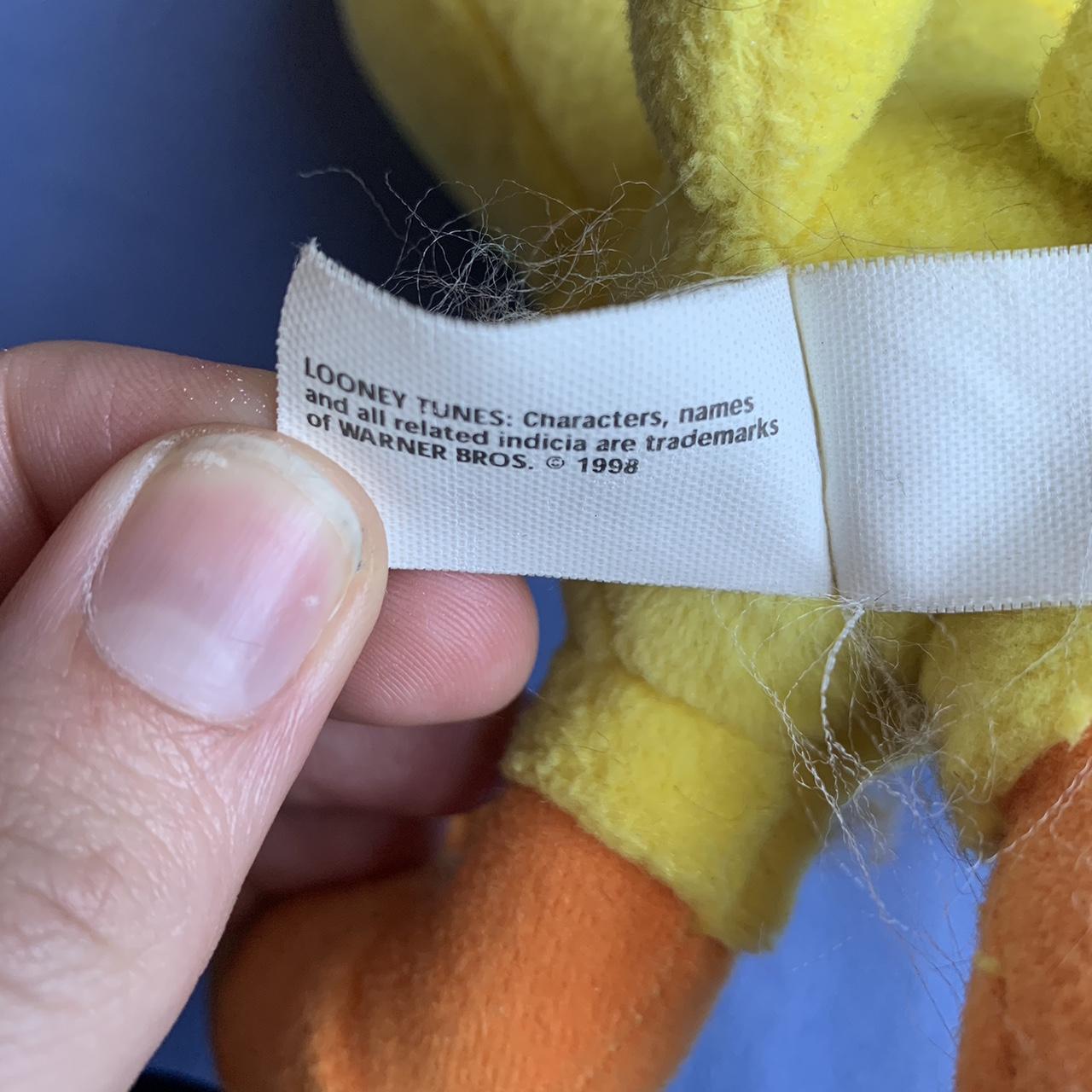 Vintage Retro Looney Tunes Tweety Pie Soft Toy Plush... - Depop