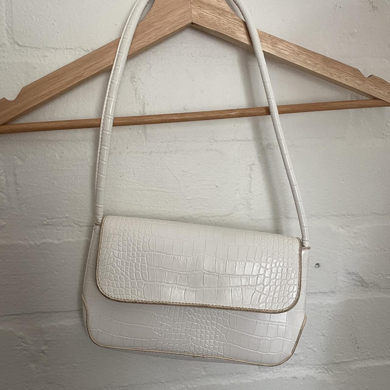 super cute glassons bag, snake skin print, great... - Depop