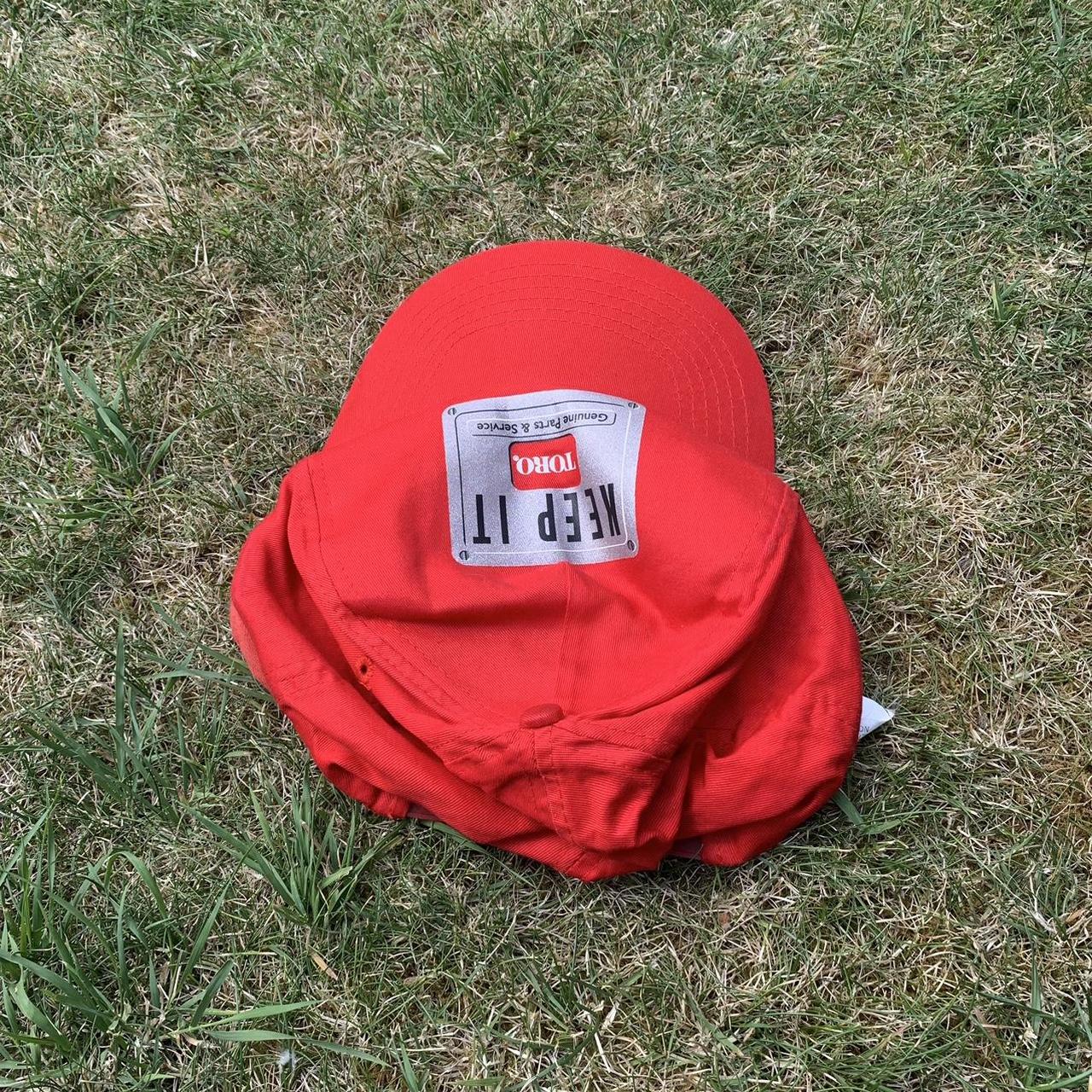 Red Workwear Cap/Hat Any questions please... - Depop