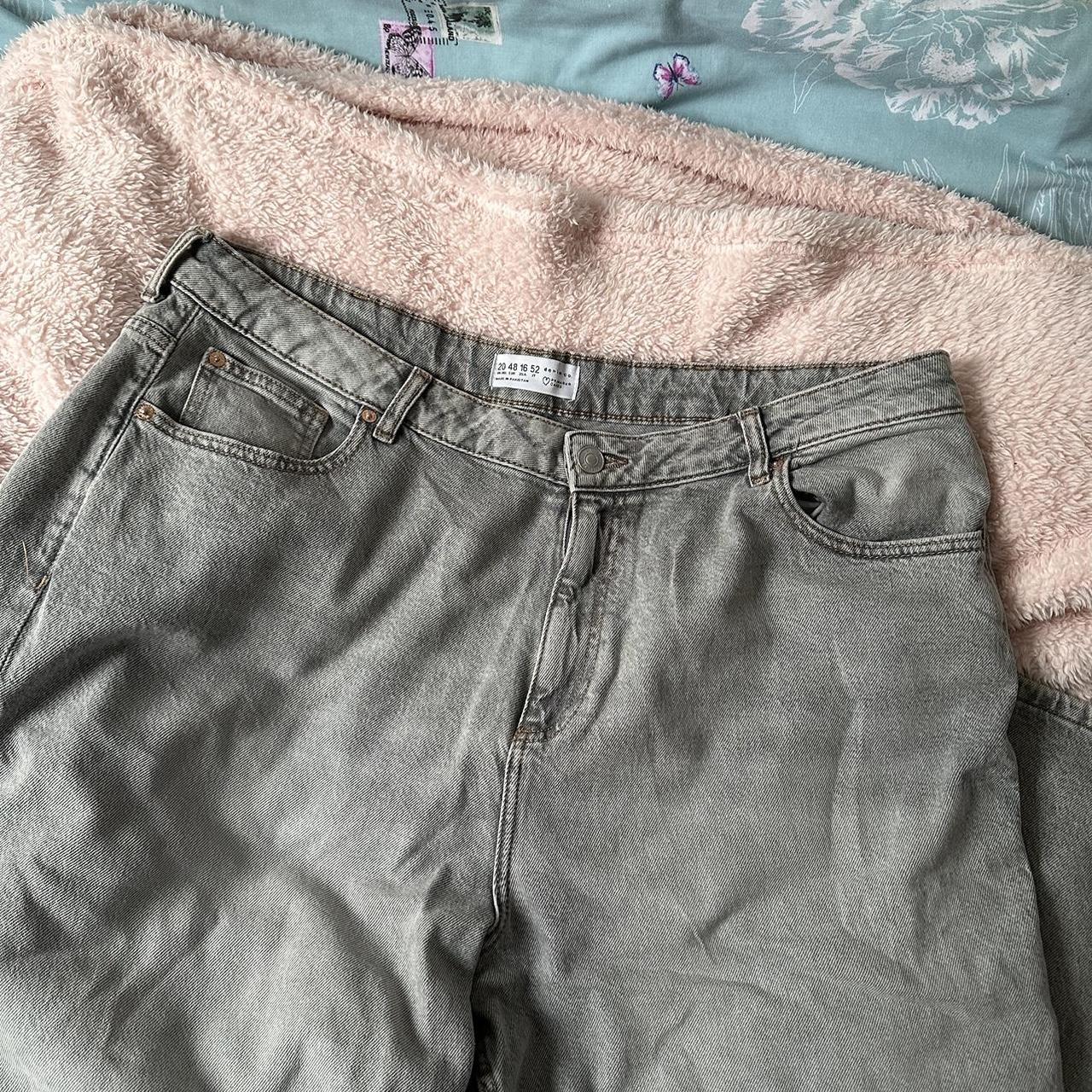 Primark grey jeans. Wide legs style Never worn... - Depop
