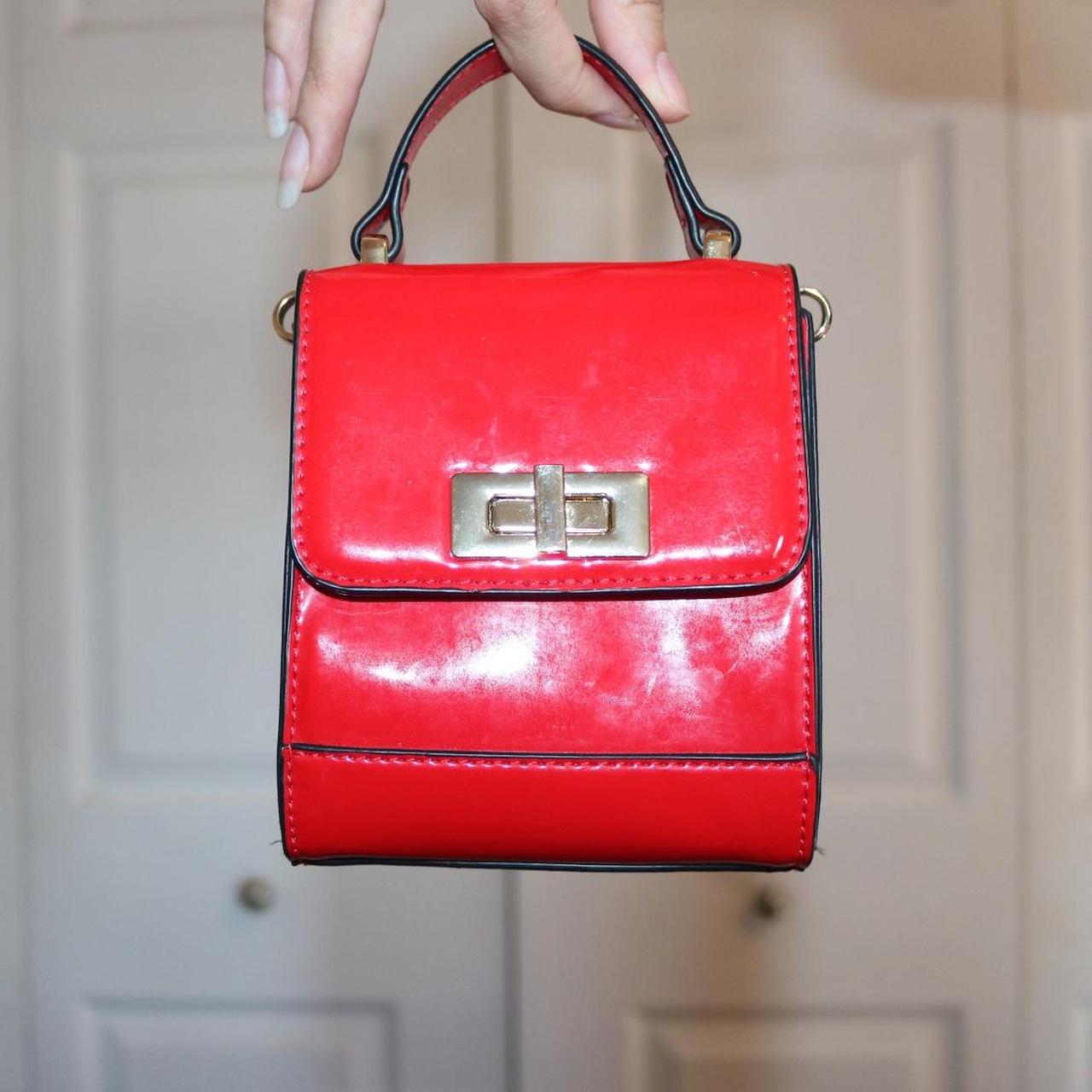 Red guess mini bag. The cutest tiny bag. In perfect... - Depop