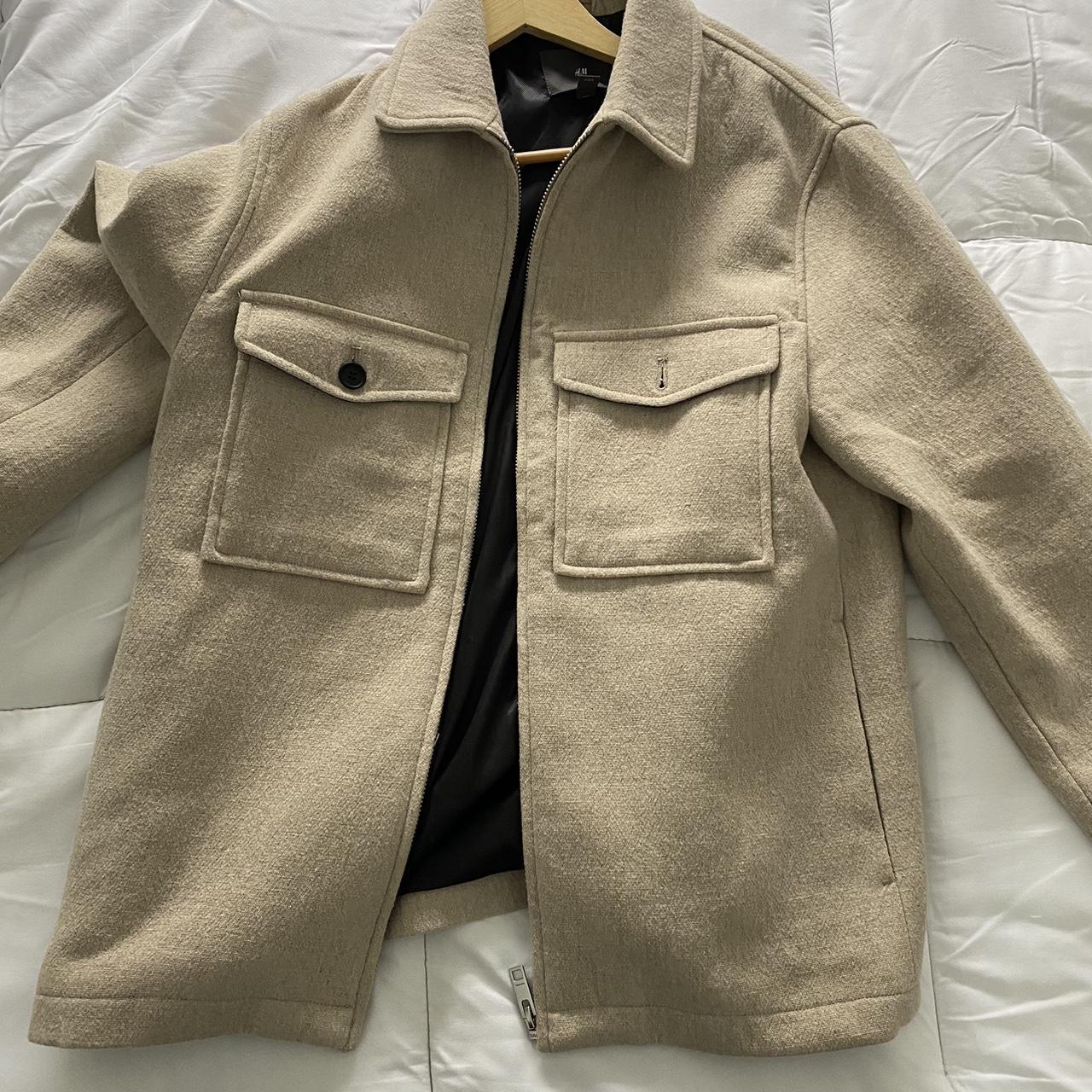 H&M shacket Worn once In very good condition. - Depop