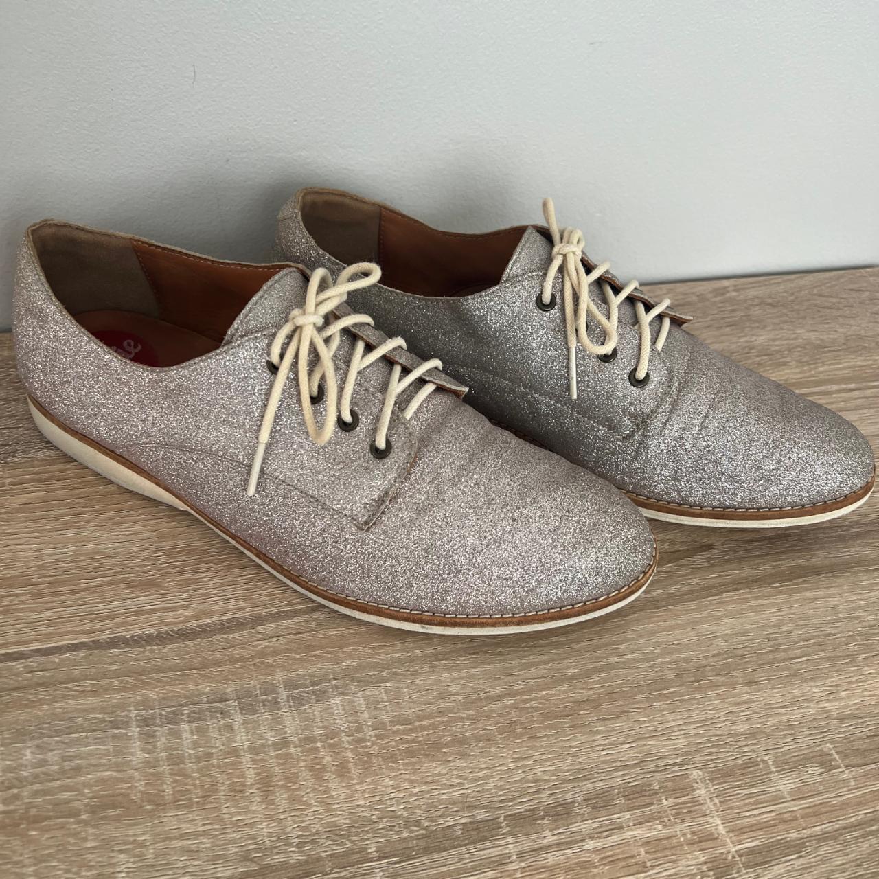 Rose gold / silver glitter rollie derby. Super... - Depop