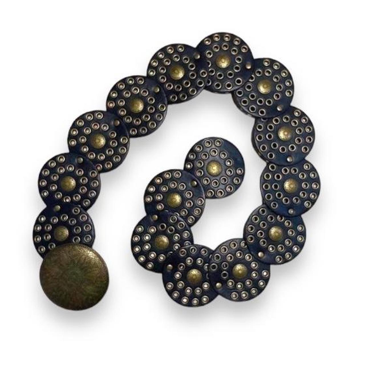 Vintage Boho Western Y2K Disc Circle Belt An... | Depop