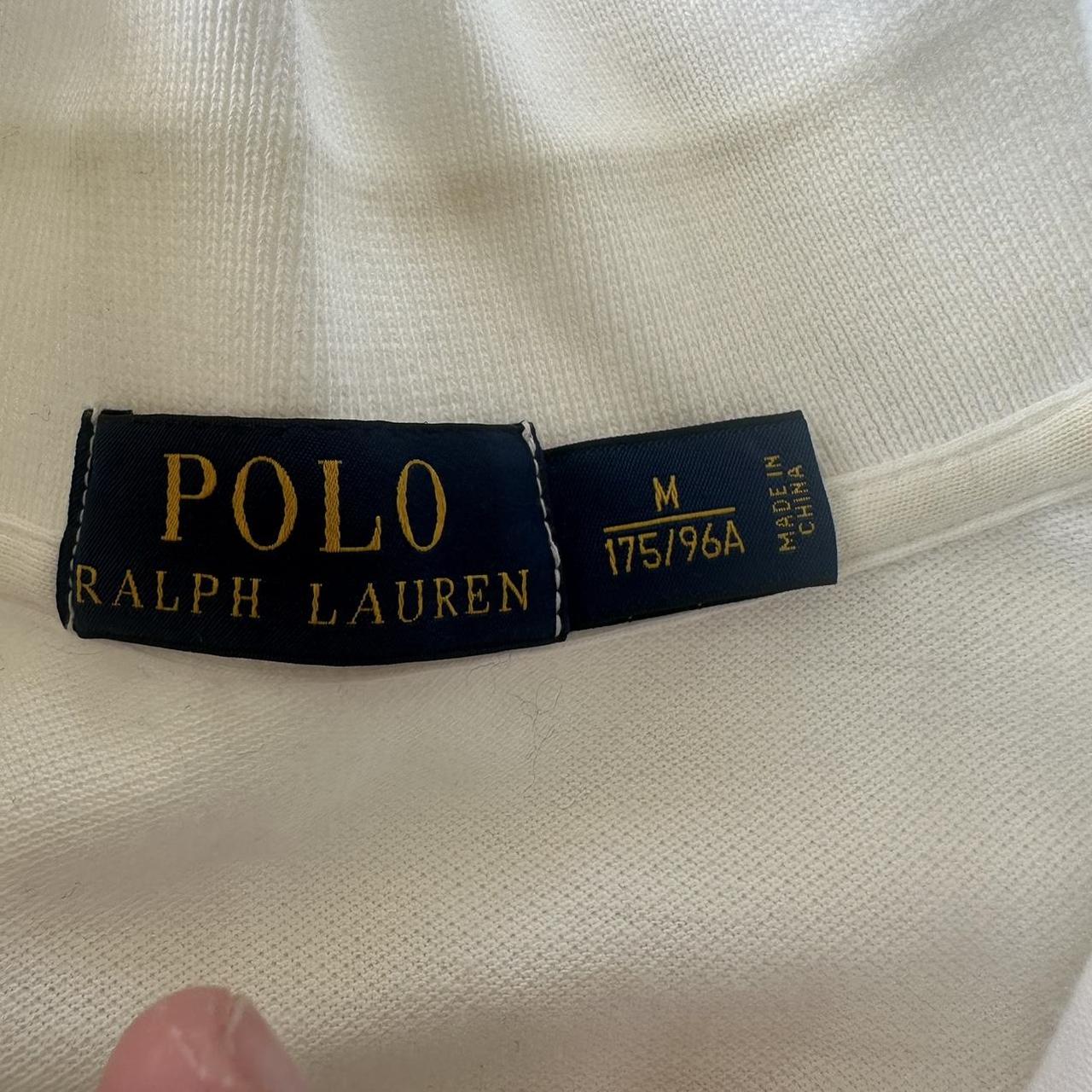 white Ralph Lauren polo - Depop