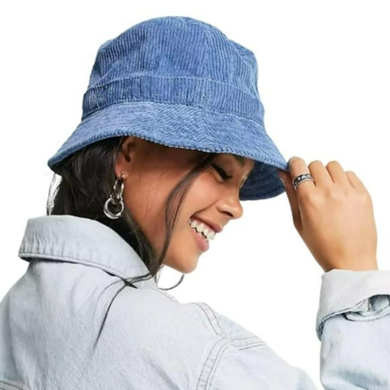 ASOS DESIGN Chunky Cord Textured Bucket Hat Step... - Depop