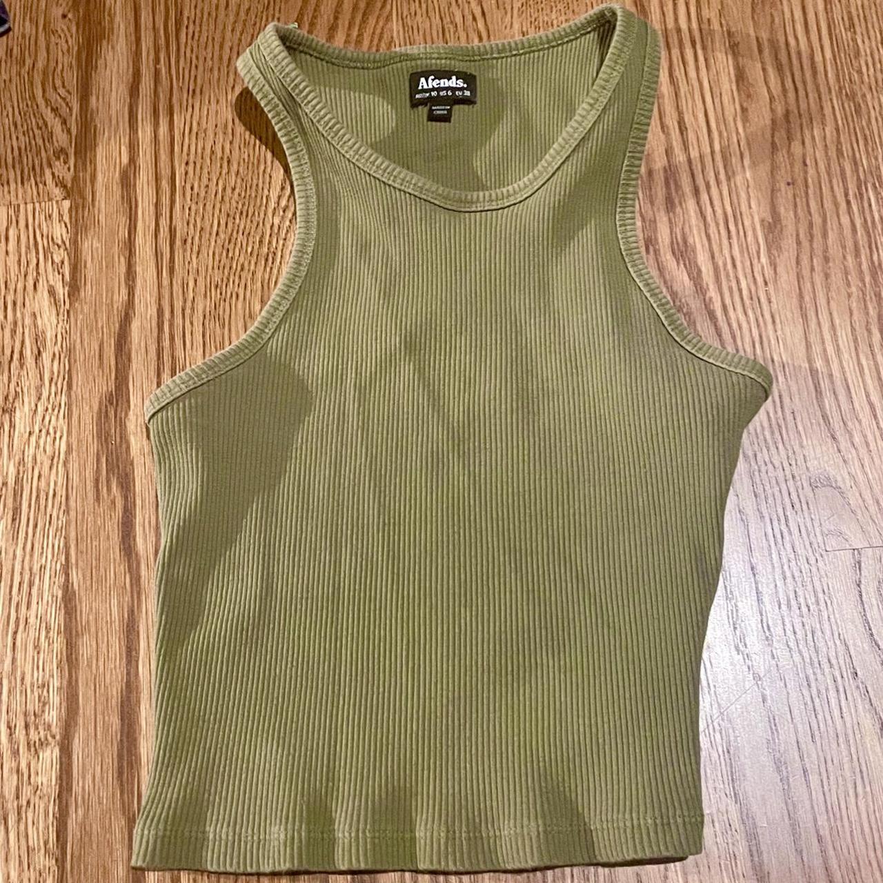 sustainable afends hemp ribbed singlet⭐️ fits like... - Depop