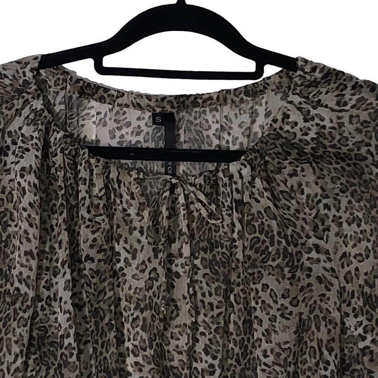 This Kay Celine Sarah Style Blouse Animal Print... - Depop