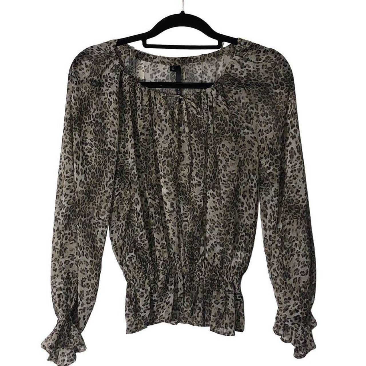 This Kay Celine Sarah Style Blouse Animal Print... - Depop