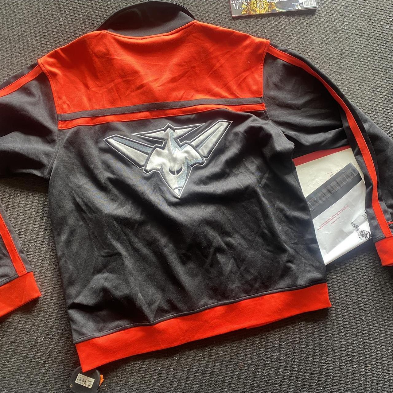 Essendon jacket AFL jacket Size medium Sleeves... - Depop