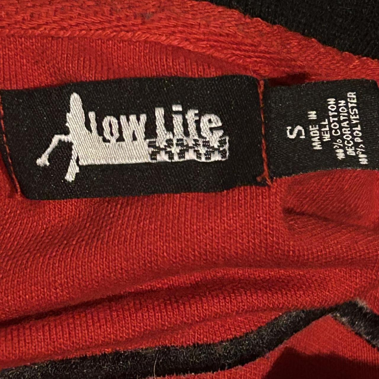 Lowlife Red Hell Polo - Fire polo fully embroidered... - Depop