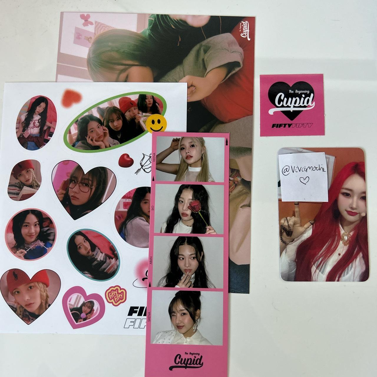 🎀Wts~ Fifty Fifty cupid album w all incl shown +... - Depop