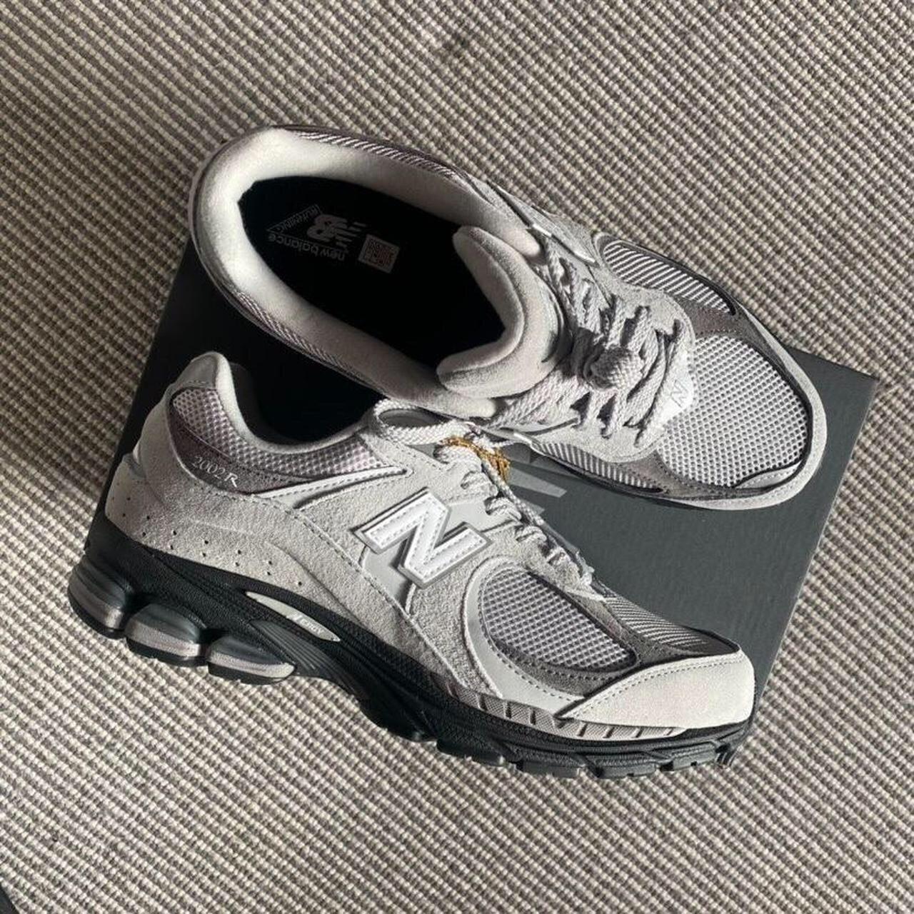 New Balance 2002R Grey White Black Trainers Similar... | Depop