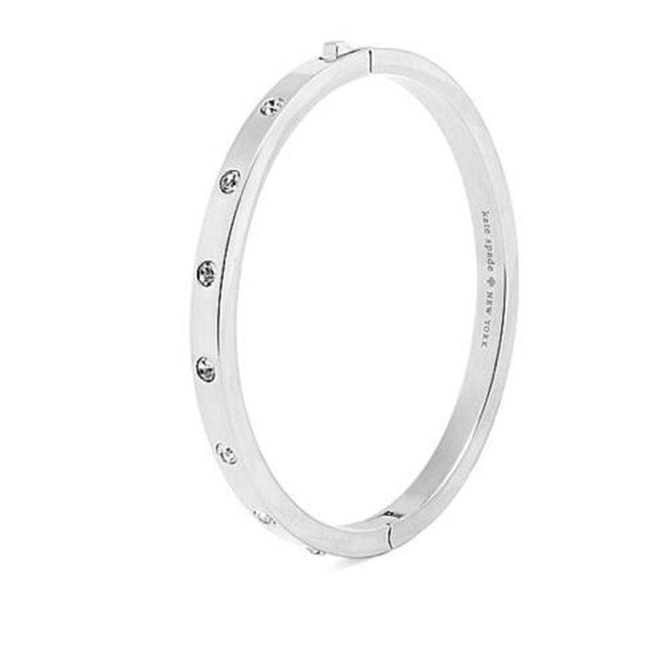 Kate Spade Sterling silver bangle Worn a couple... - Depop