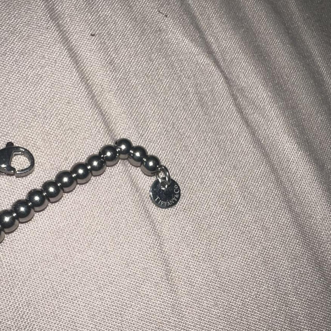 “Tiffany and Co.” red heart beaded bracelet... - Depop