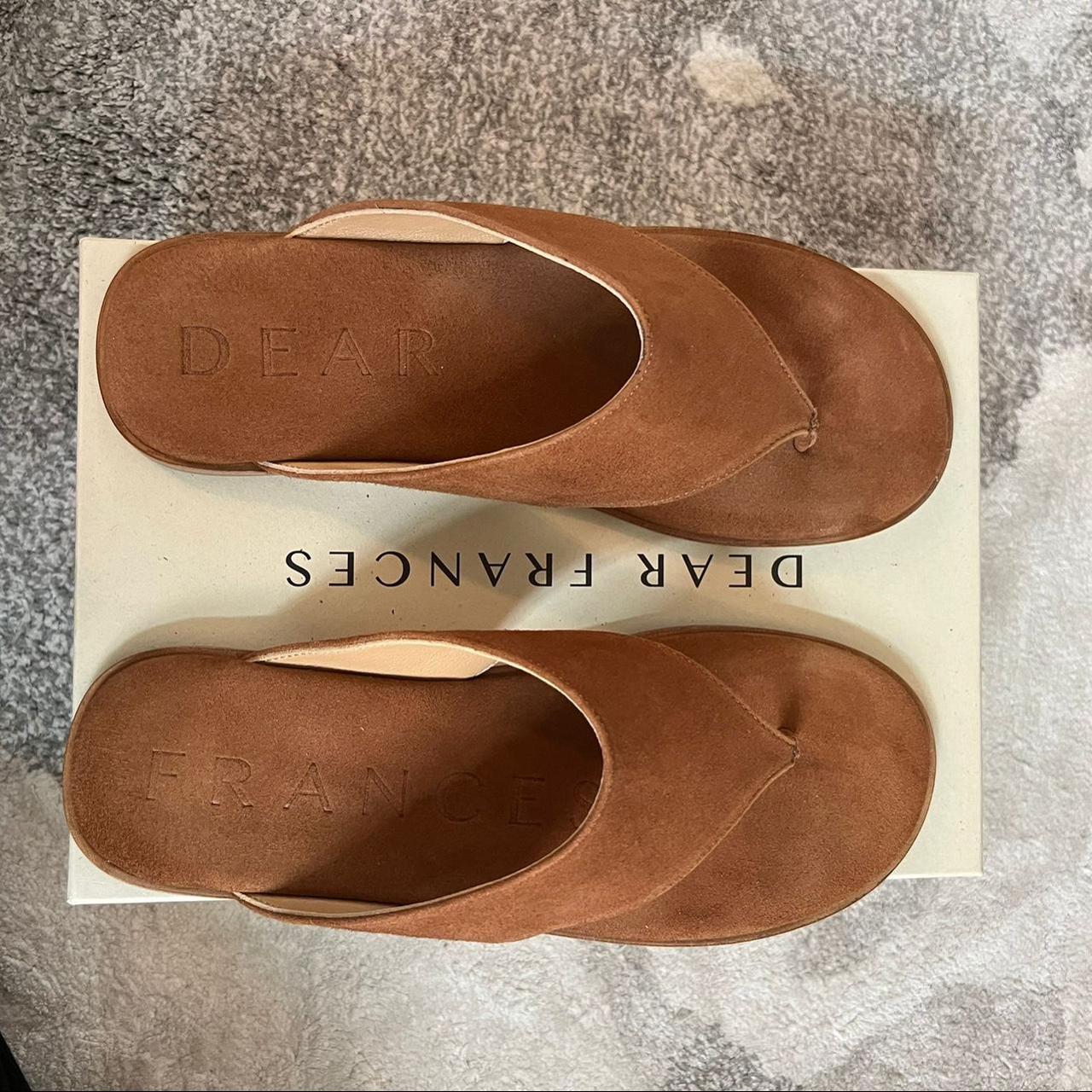 Dear Frances Billy Sandal in Tan Size: 39 “Made by... - Depop