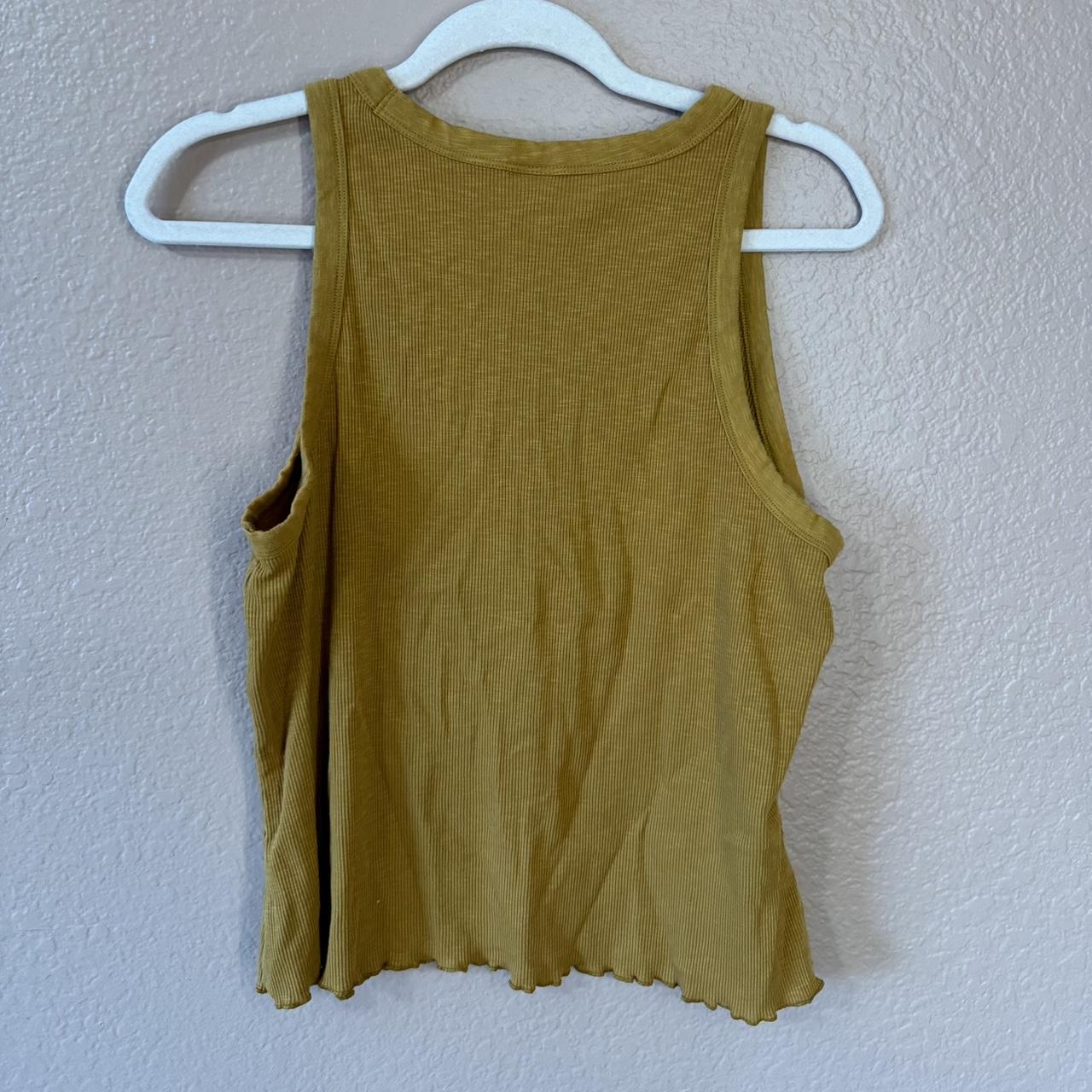 old navy mustard tank top - Depop