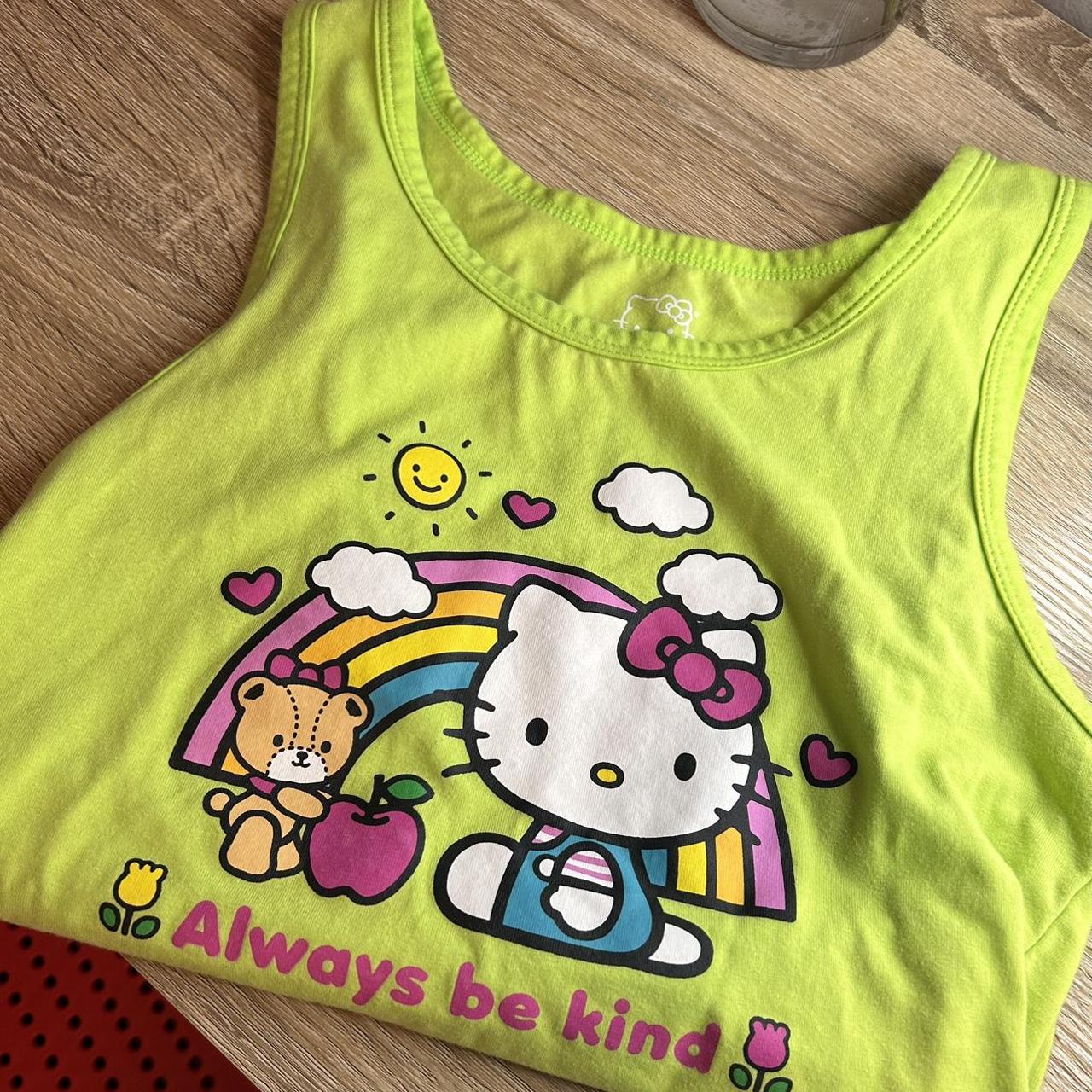 hello kitty tee - - - fits like a baby tee. only... - Depop