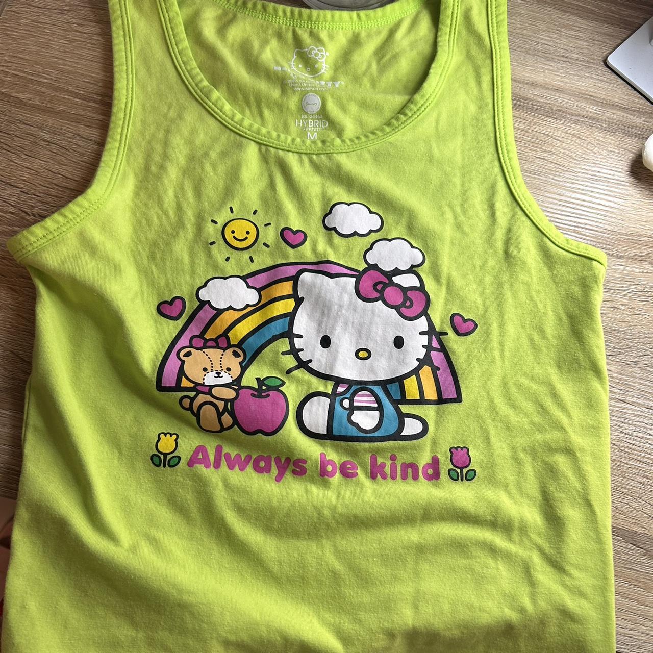 hello kitty tee - - - fits like a baby tee. only... - Depop