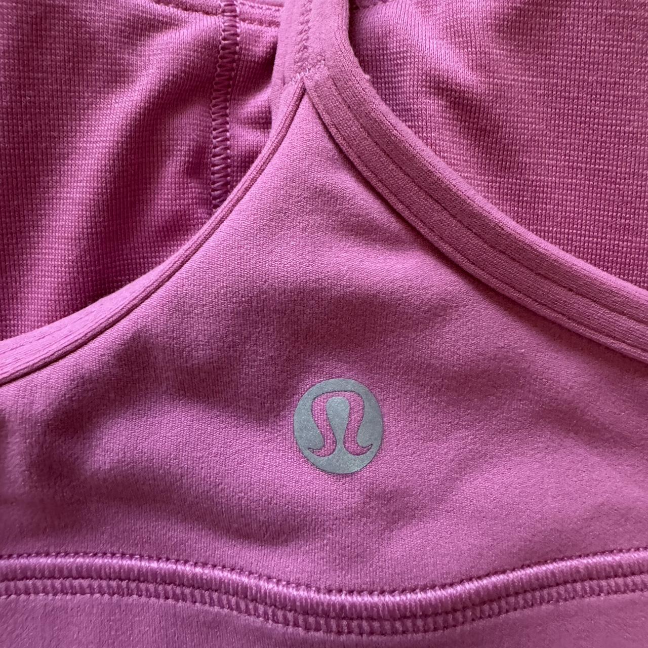 Lululemon Flow Y Nulu Bra Pink -no tags but never... - Depop