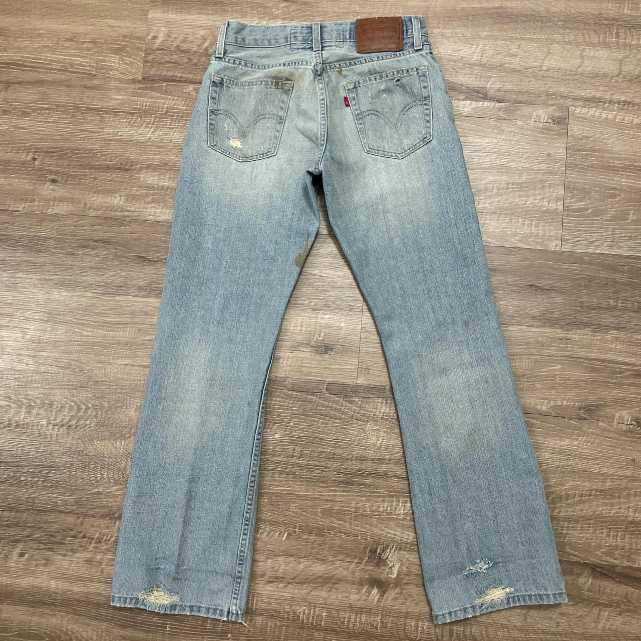 Levi’s 527 Low Boot Cut Cowboy Cotton Denim Blue... - Depop