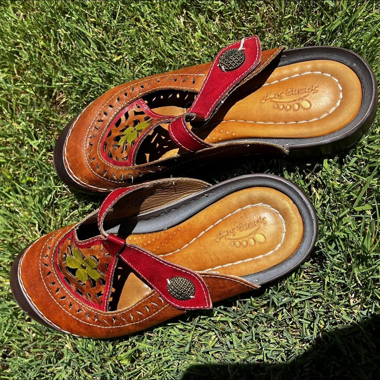 Spring Step Women's Multi Sandals | Depop