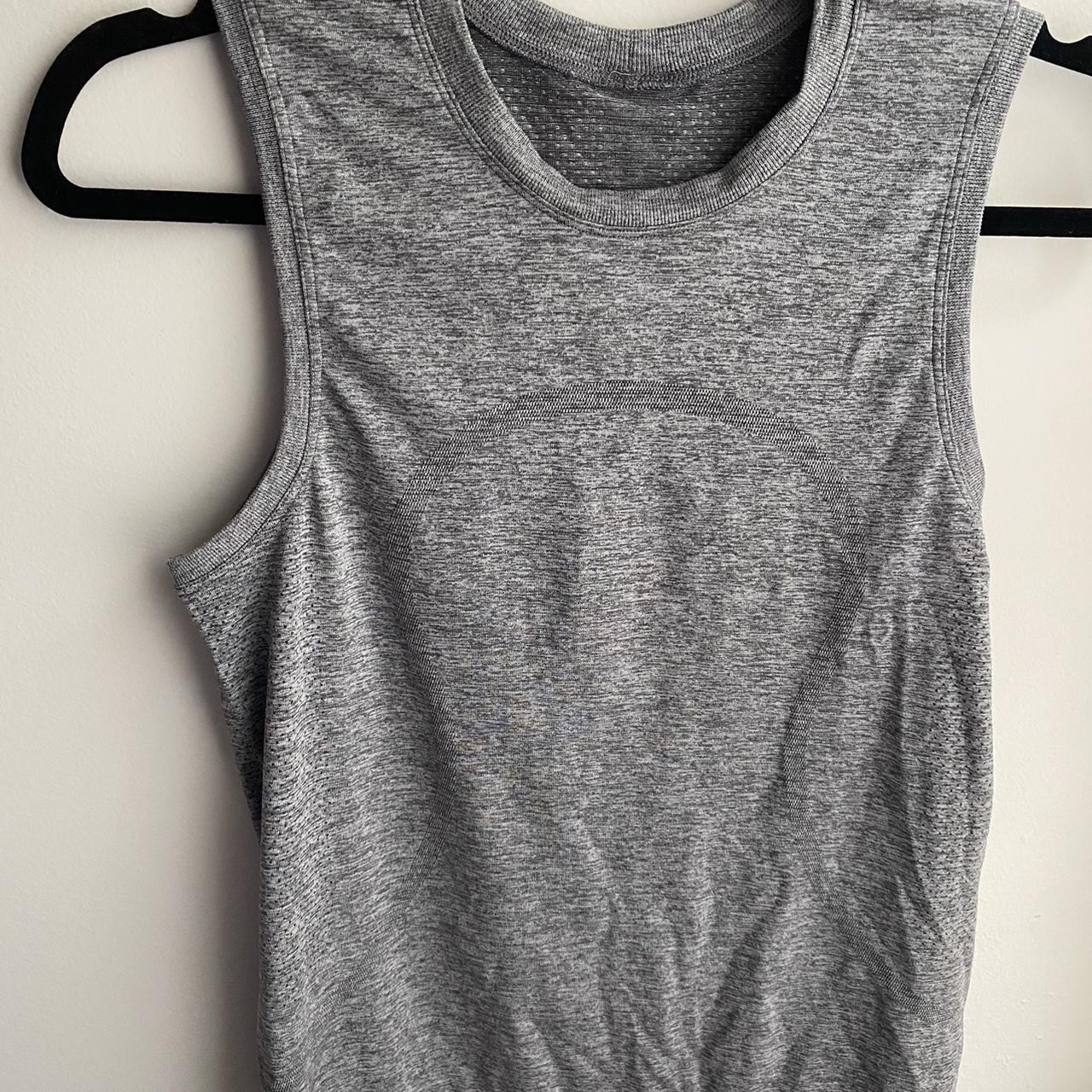 Lululemon grey muscle tank - Depop