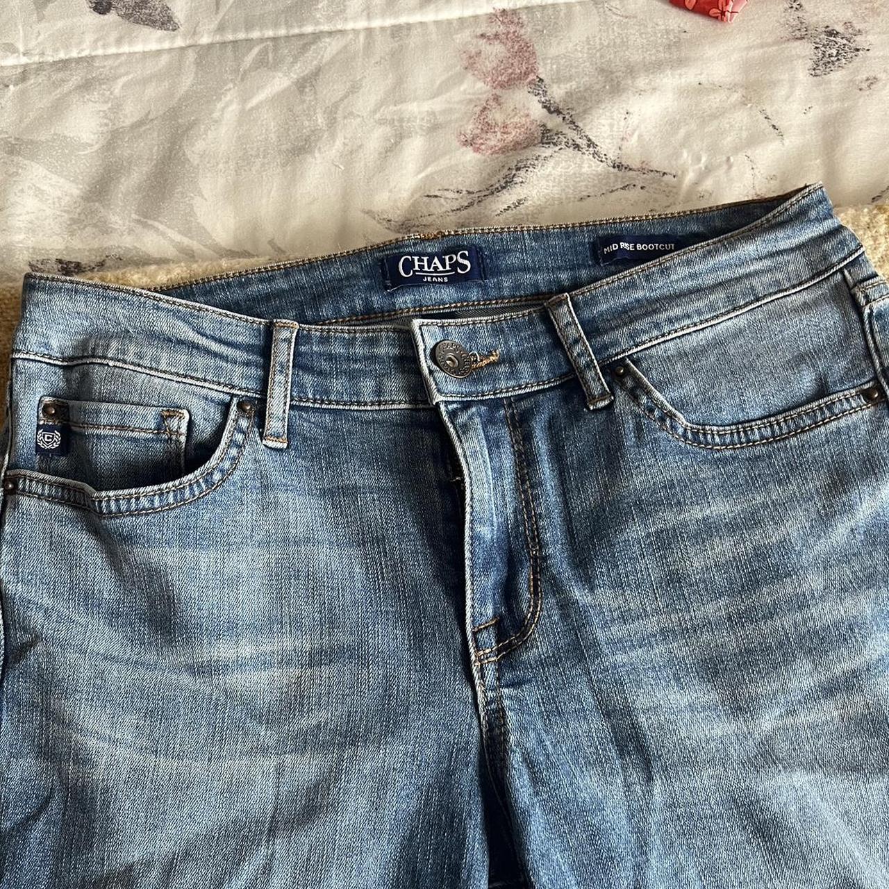 Chaps low rise boot cut denim jeans Comfortable... - Depop