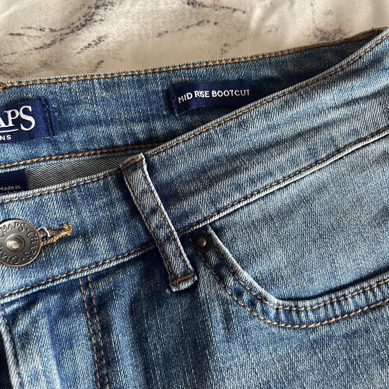 Chaps low rise boot cut denim jeans Comfortable... - Depop