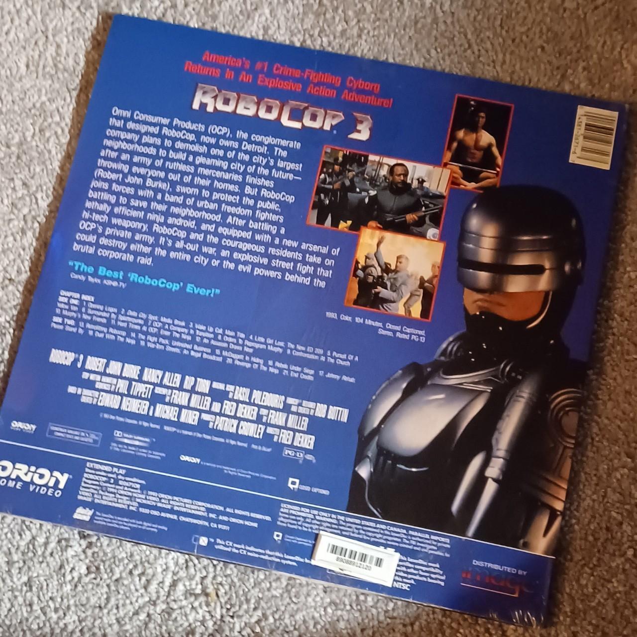 1994 SEALED Robocop 3 Laserdisc LD Orion Laser Video... - Depop