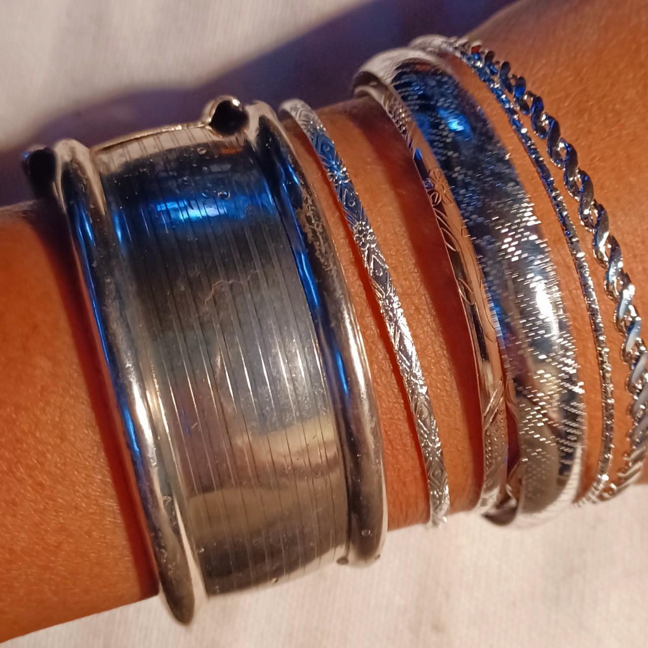 Set of 10 chunky boho bangles new These are... - Depop