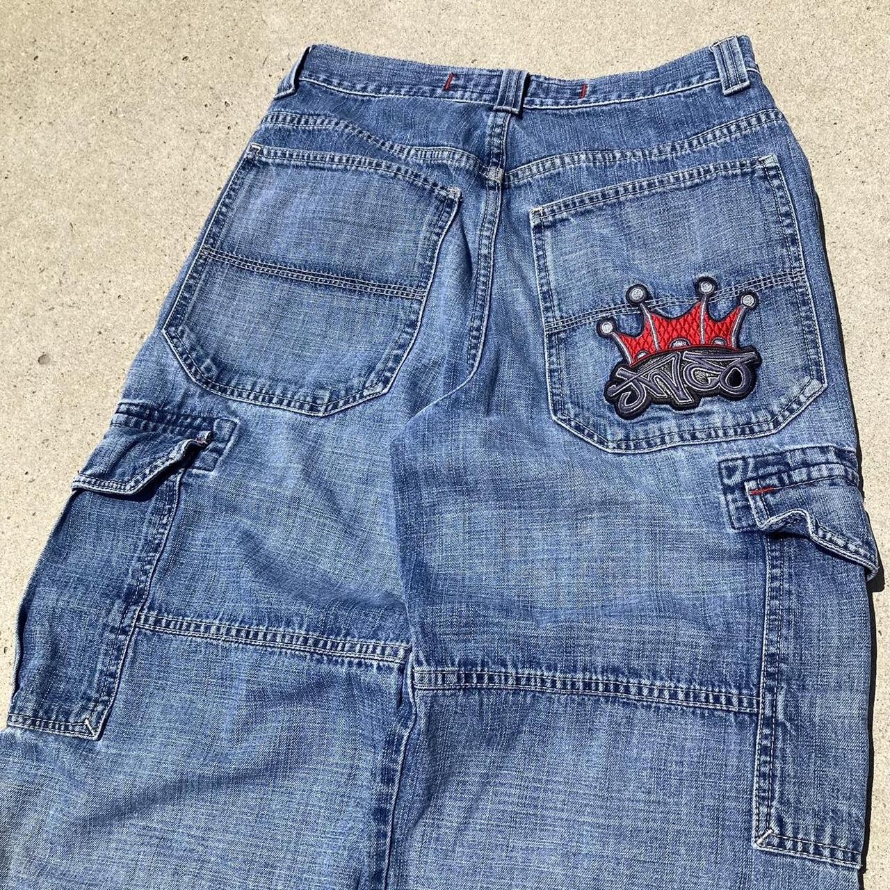 JNCO OG Crown Cargo Jeans Size 18 (31x30) Some of... - Depop
