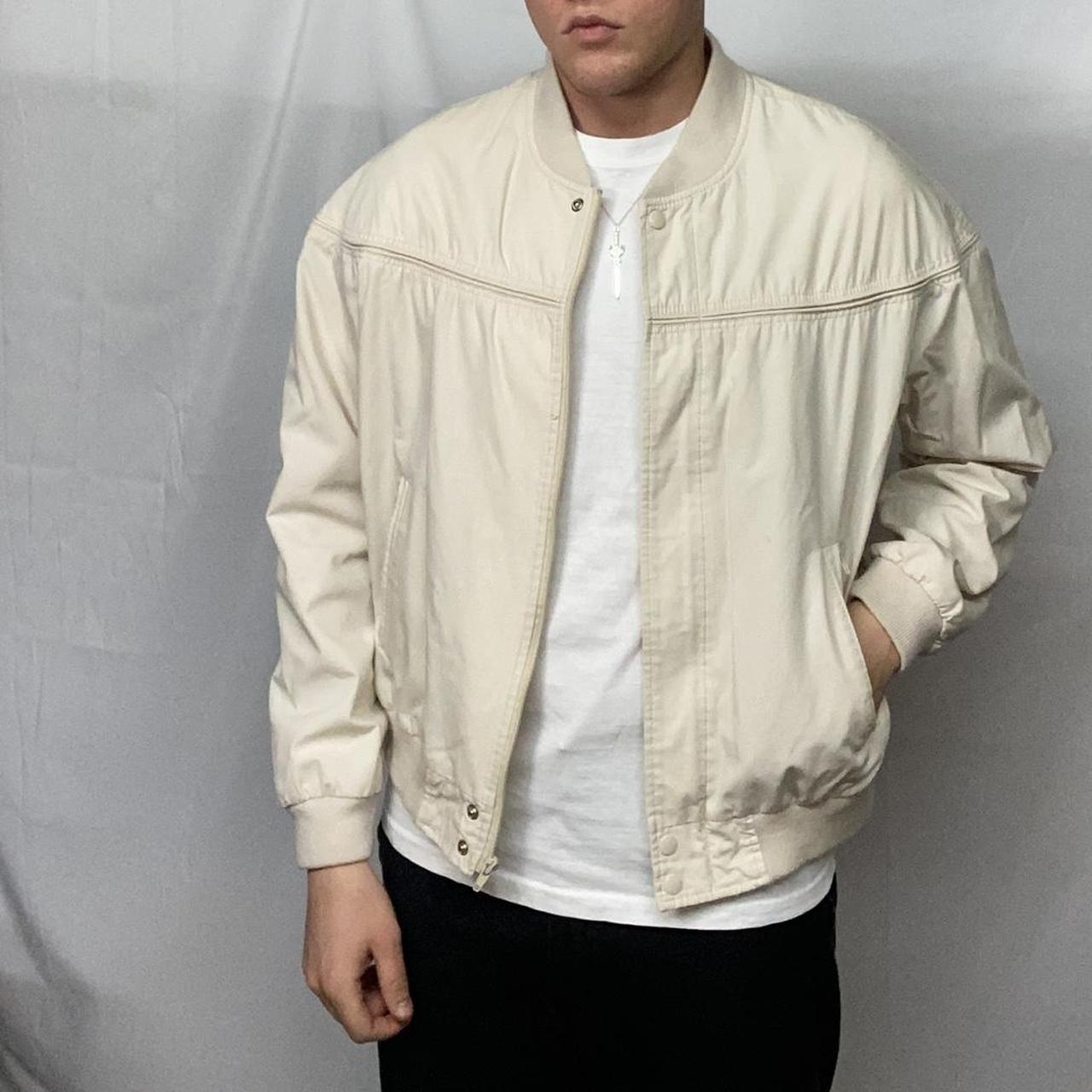 Men's Cream Jacket | Depop