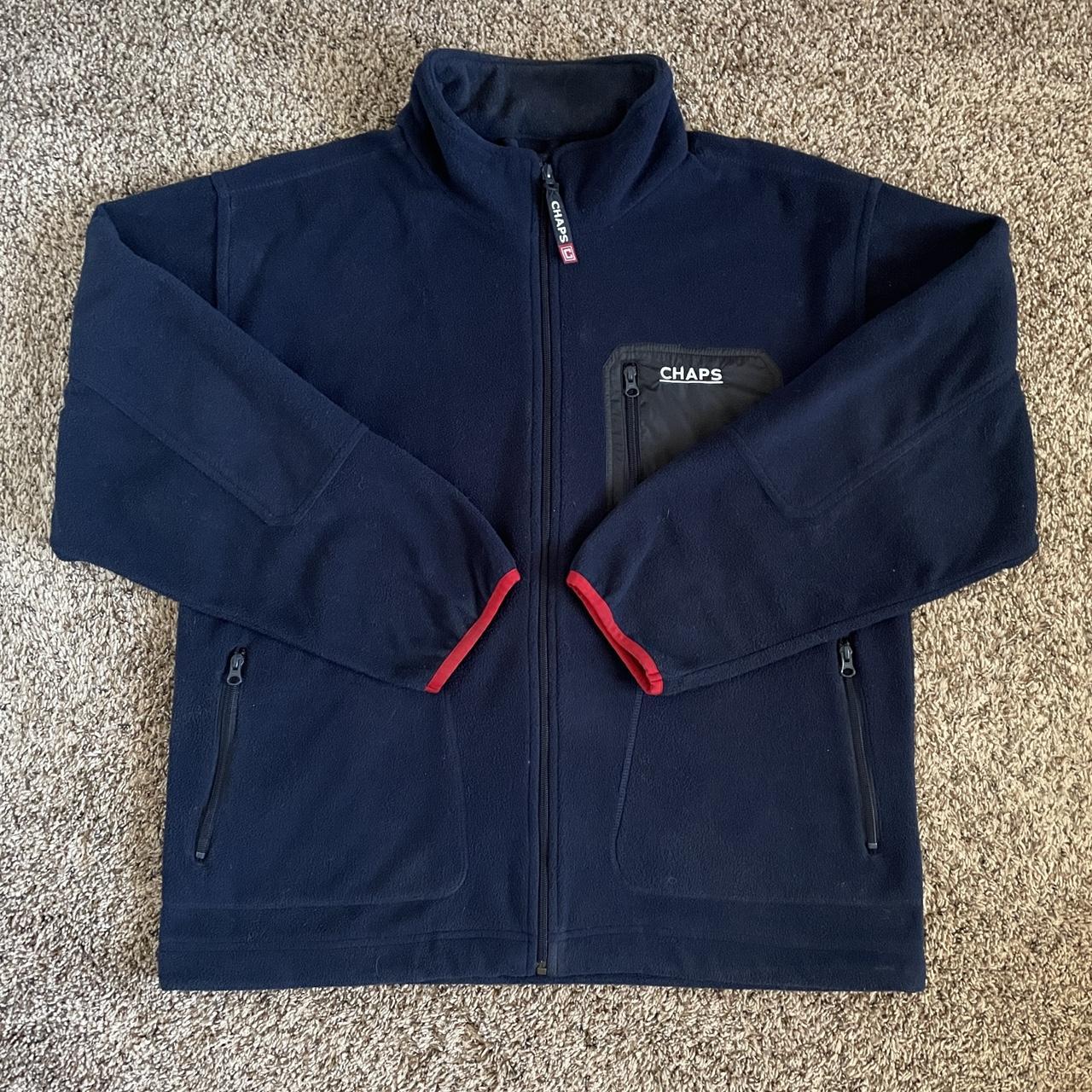 Chaps Men's Navy Jacket | Depop
