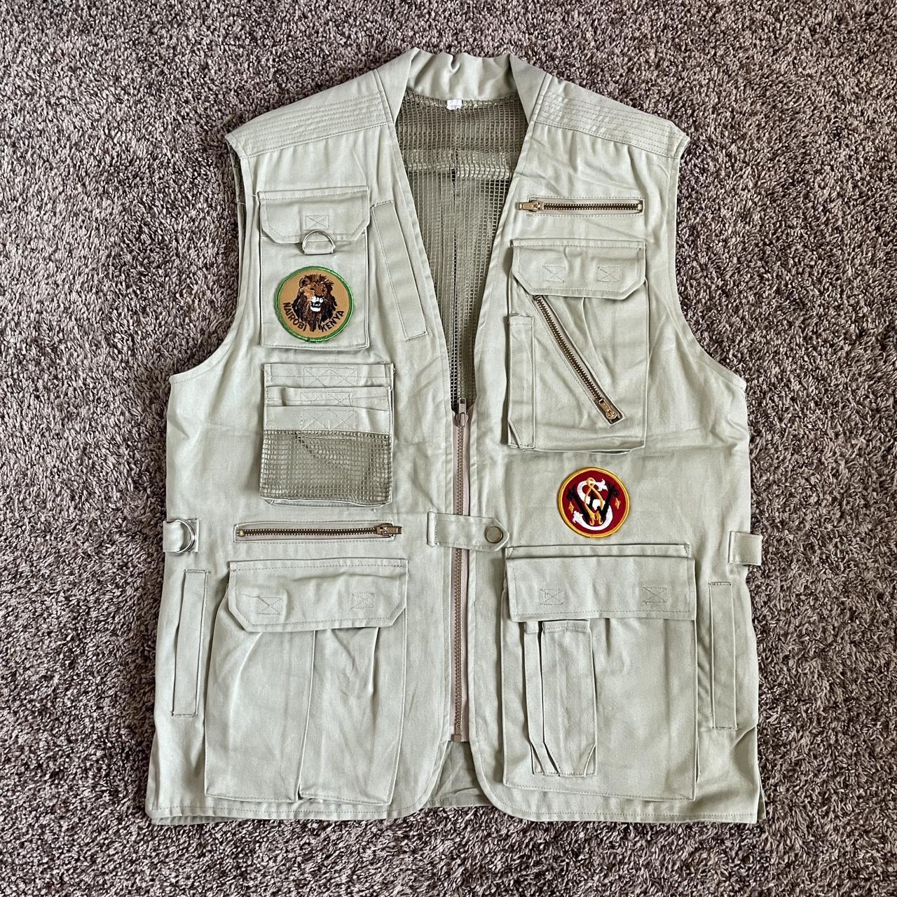 🤍 Safari Ranger Utility Vest Official Safari ranger... - Depop