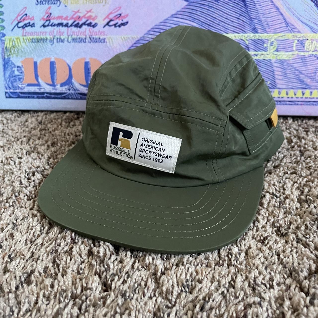 🌲🤍🍂 Russell Athletic 5 Panel Hat Unstructured... - Depop
