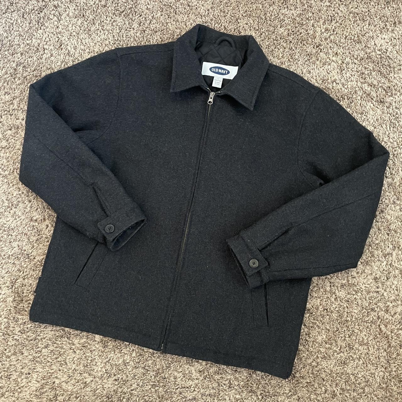 🖤🗿🍂 Old Navy Wool Jacket Thick lined & insulated... - Depop