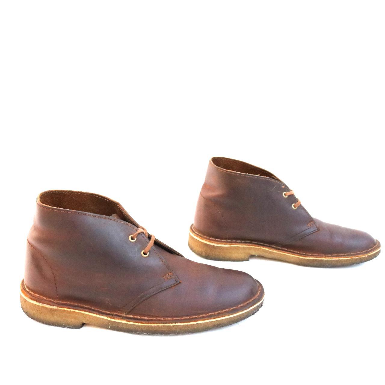 This is a pair of Clarks dessert boots women size... - Depop