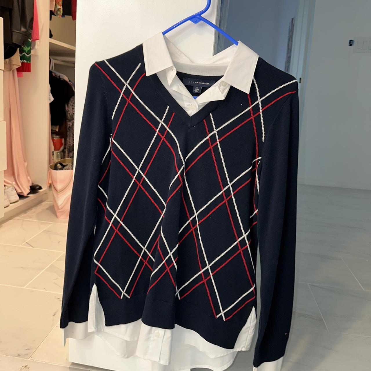 Tommy Hilfiger old money sweatshirt #vintage... - Depop