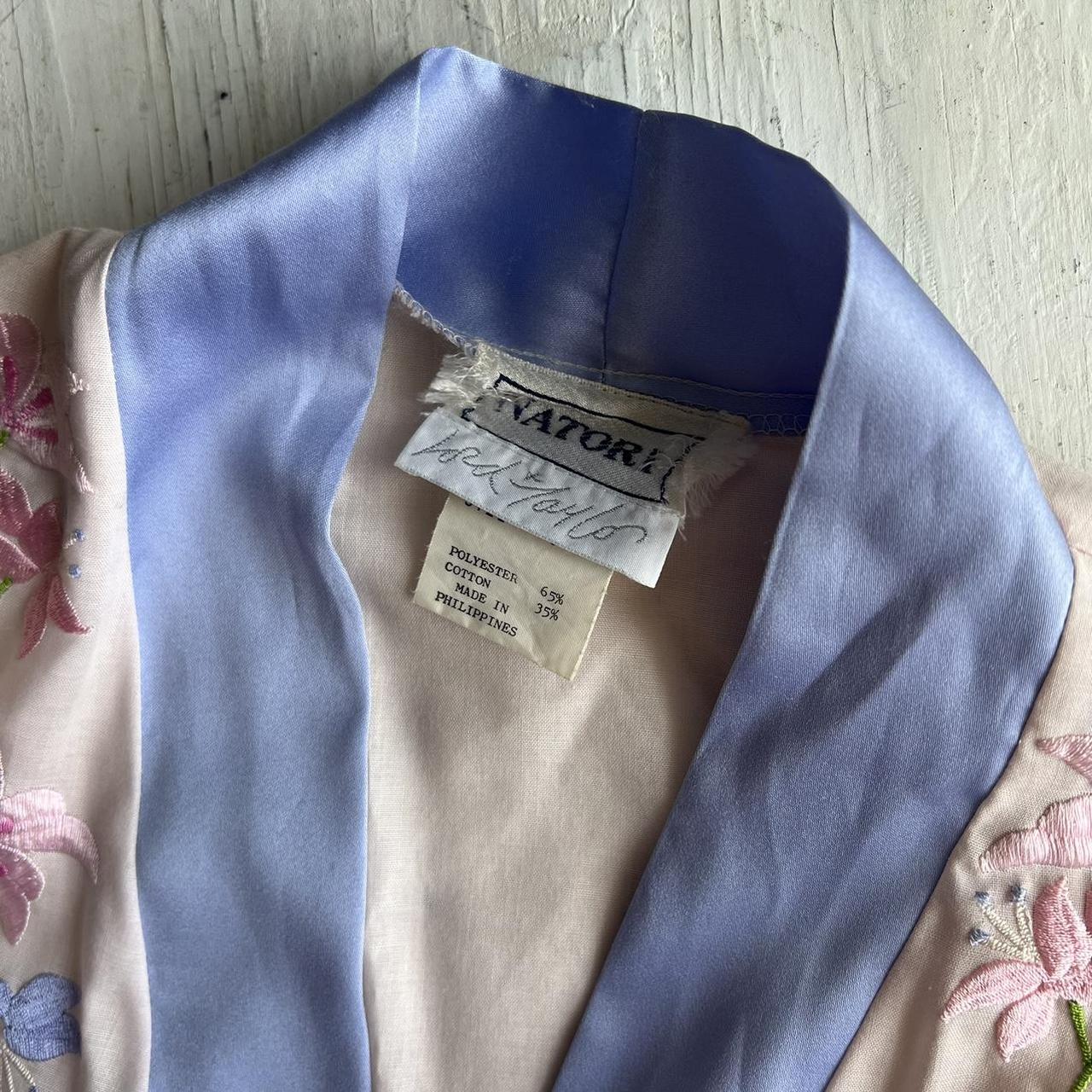Natori Women's Pink and Purple Robe | Depop