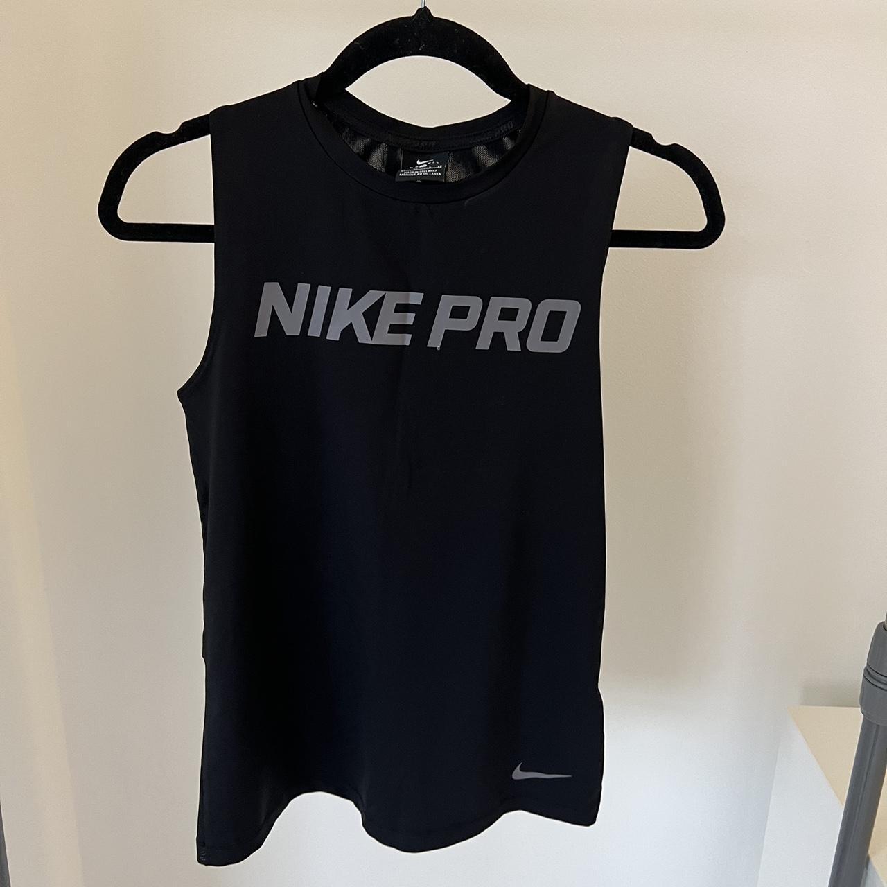Black Nike pro top #nike #nikepro #nikesport - Depop
